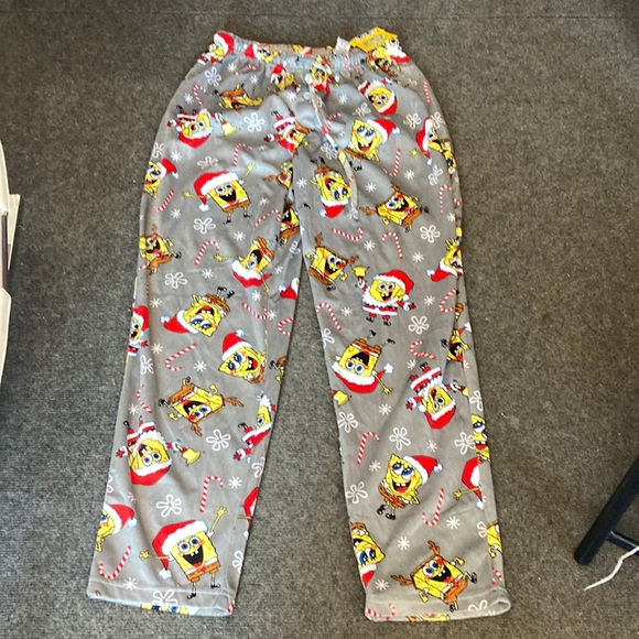 Nickelodeon | Pants | Nickelodeon Spongebob Squarepants Santa Christmas ...